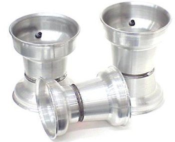 Van K One Piece Satin Machined Kart Wheels 6" | Van K Aluminum Wheels ...